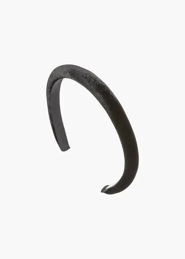 JENNIFER BEHR Velvet Tiana Headband - Black
