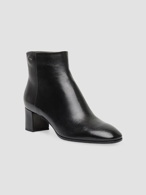 Santoni 50mm Side-zip Leather Booties