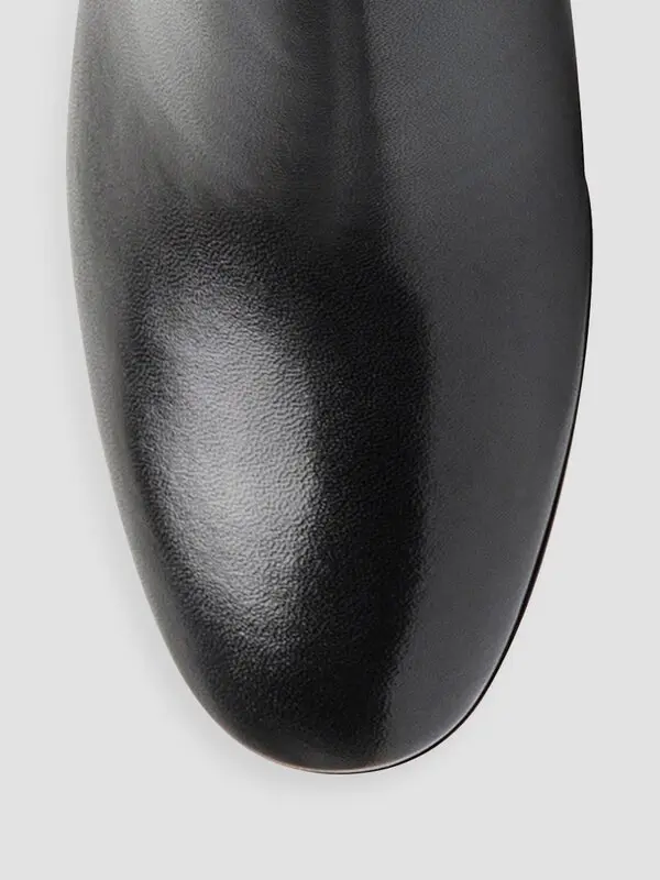 Santoni 50mm Side-zip Leather Booties