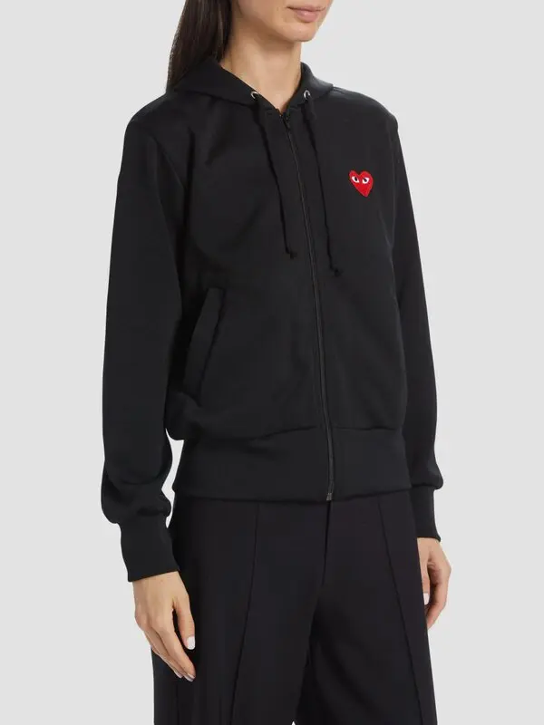 Play Comme Des Garcon Heartplay Zip Hoodie