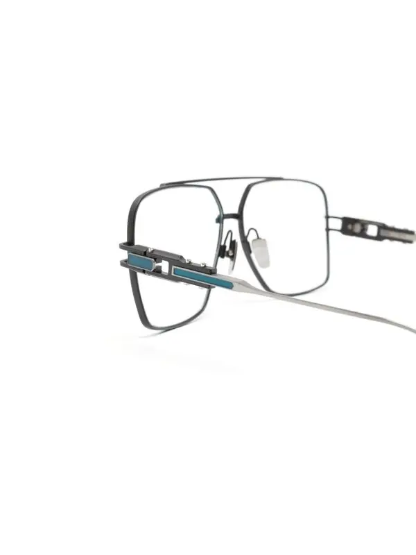 Dita Grand Emperik Pilot-frame Glasses - Black