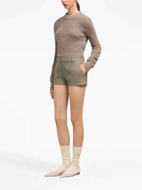 Ami Tailored-cut Wool Shorts