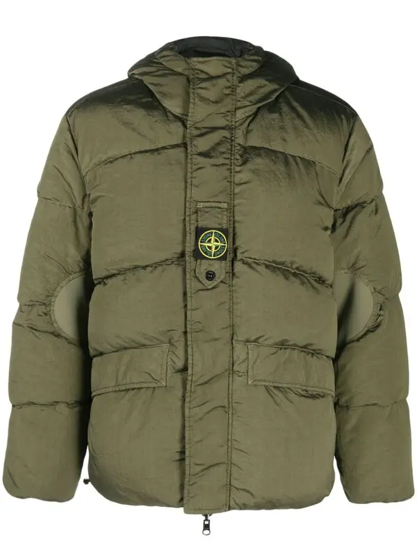 Stone Island Hooded Reverible Puffer Jacket