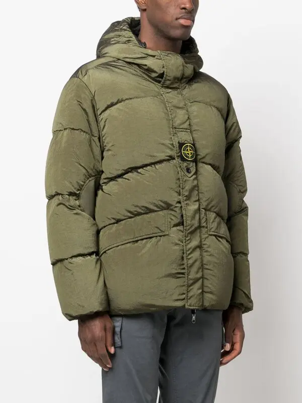 Stone Island Hooded Reverible Puffer Jacket