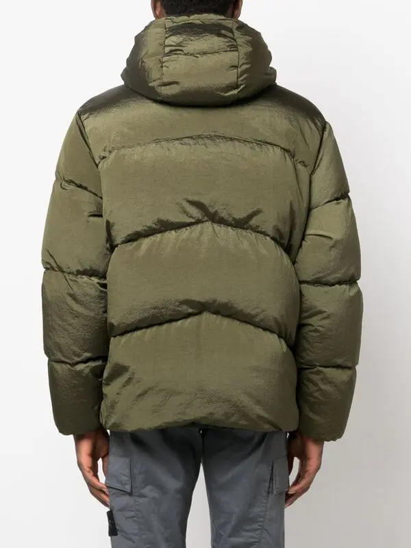 Stone Island Hooded Reverible Puffer Jacket