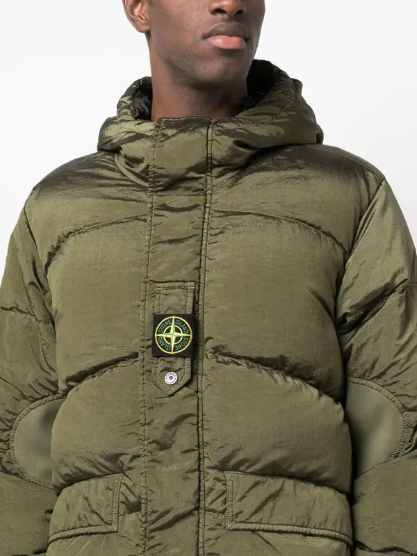 Stone Island Hooded Reverible Puffer Jacket