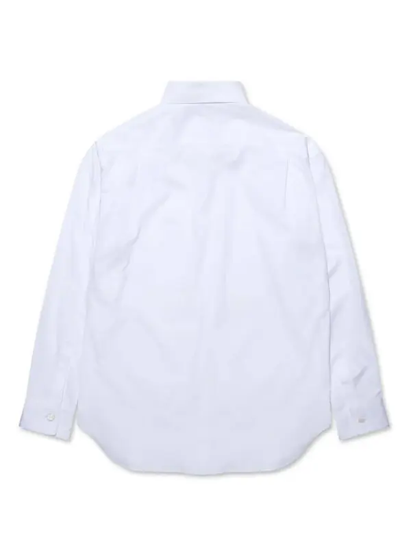 Comme Des Garçons X Lacoste Logo-patch Cotton Shirt