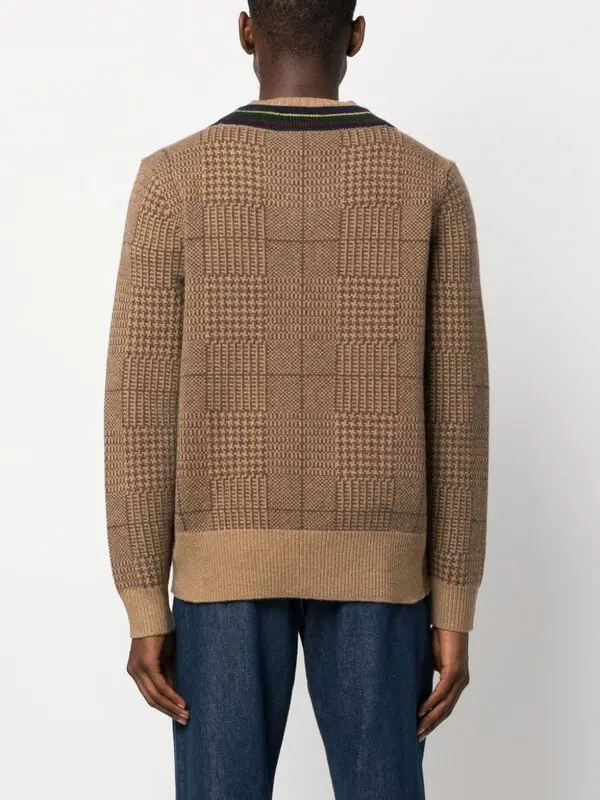 Polo Ralph Lauren Glen Plaid Check-pattern Wool Jumper