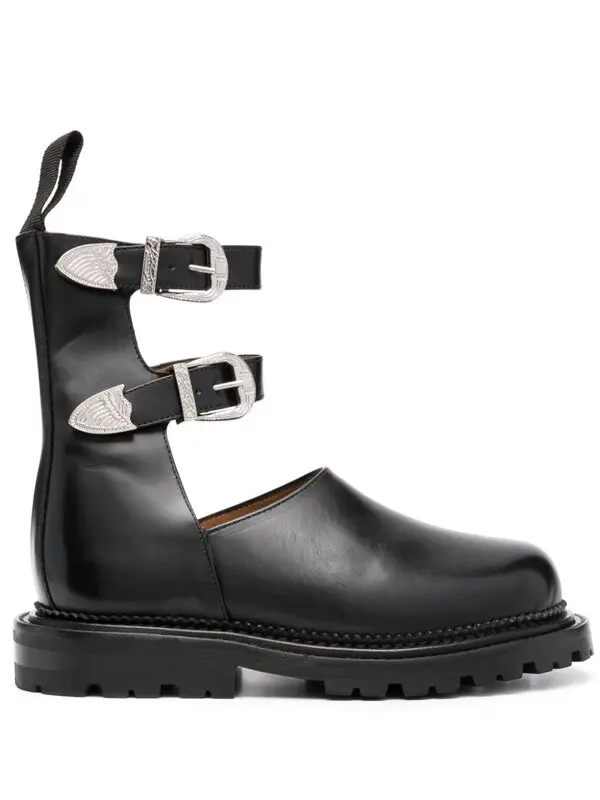 Toga Leather Ankle Boots