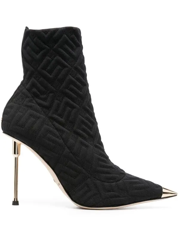 Elisabetta Franchi 140mm Monogram-quilted Boots