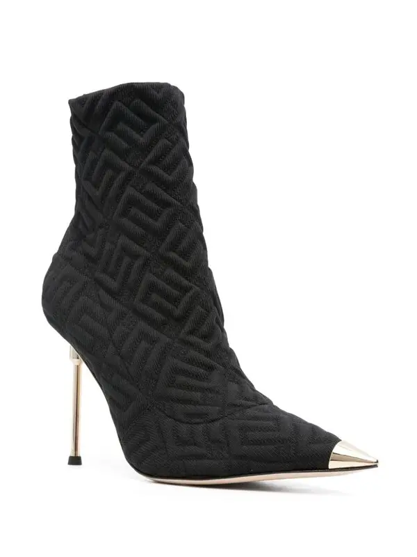 Elisabetta Franchi 140mm Monogram-quilted Boots