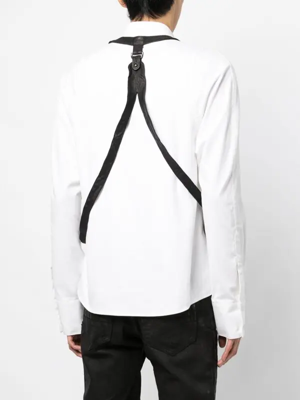 Julius Leather Holster Vest In Black - 30% Off | Editorialist