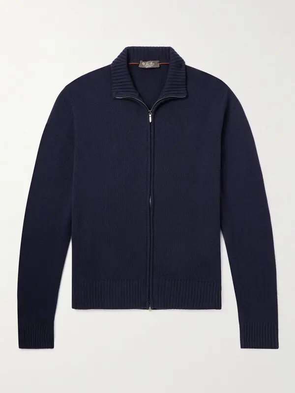 Loro Piana Cashmere Zip-up Sweater