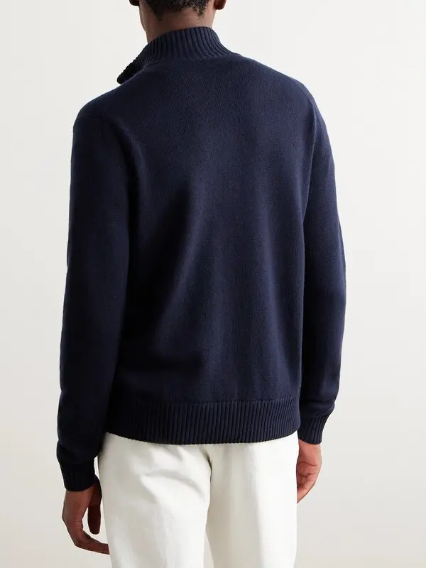 Loro Piana Cashmere Zip-up Sweater