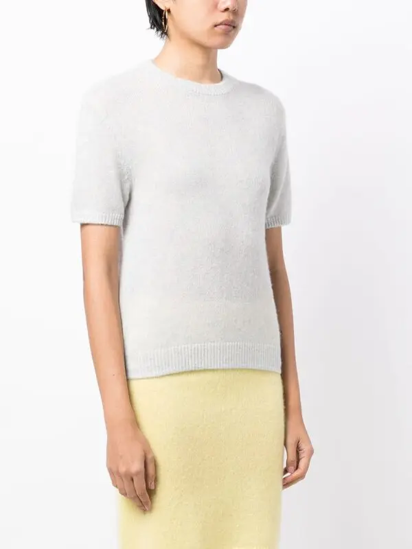 Cashmere In Love Sidley Fine-knit Top - Blue
