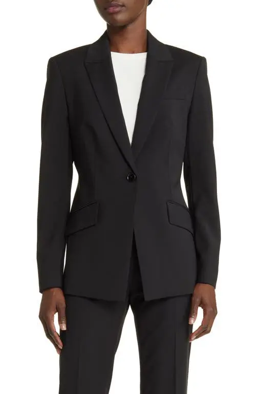 BOSS Jabinalah Virgin Wool Blazer - Blk