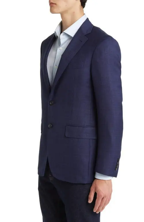 Canali Kei Trim Fit Super 130s Wool Sport Coat