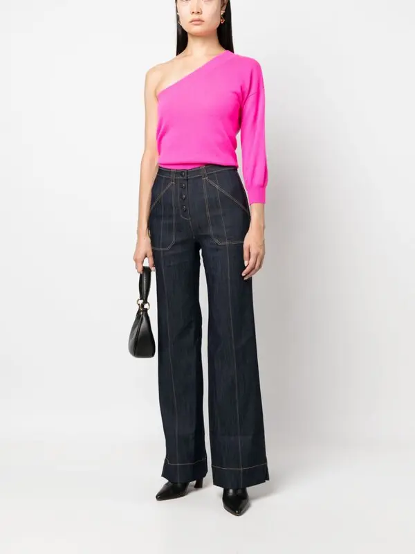 Cinq À Sept Long Benji Cotton Jeans