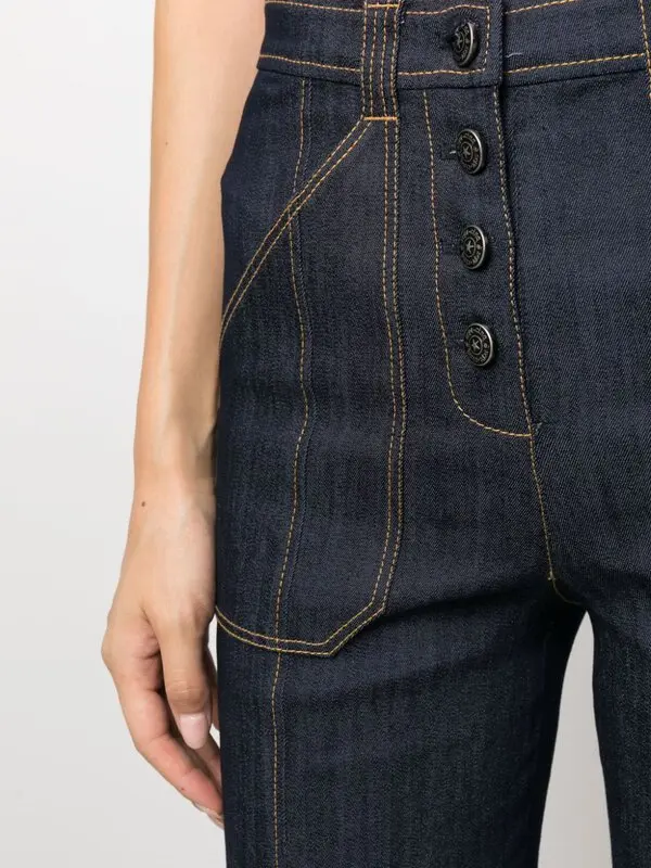 Cinq À Sept Long Benji Cotton Jeans