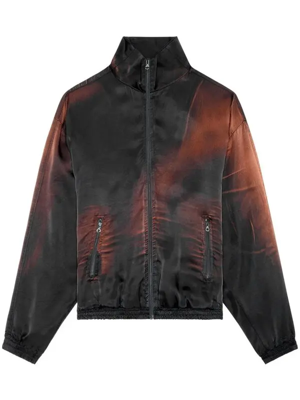 DIESEL® J-smash Faded Zip-up Bomber Jacket