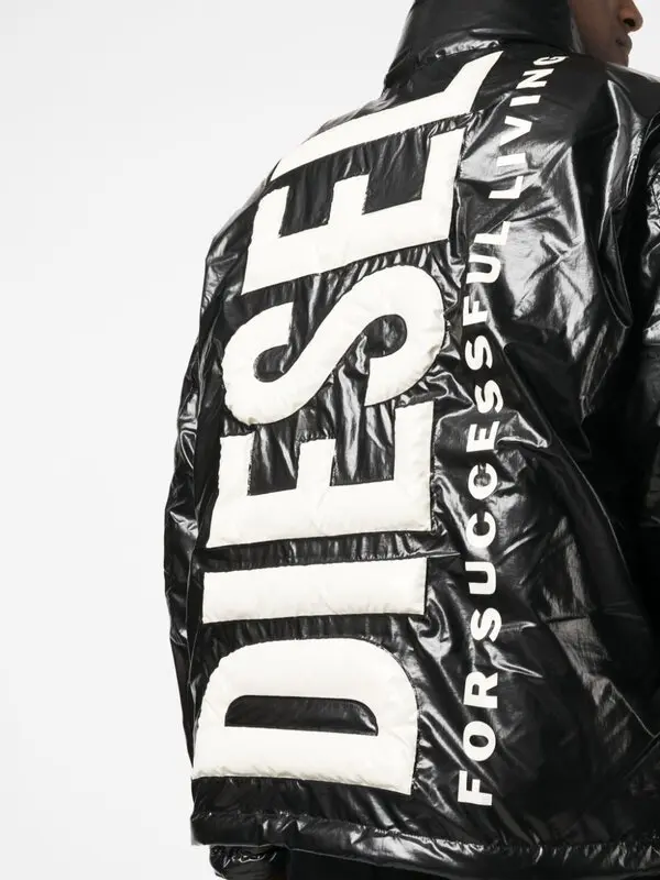 DIESEL® Logo-patch Padded Jacket