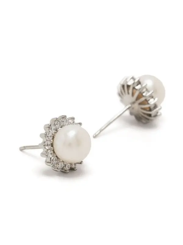 HZMER JEWELLERY Pearl Stud Earrings