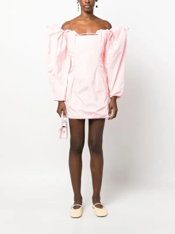 Jacquemus La Robe Taffetas Minidress - Pink