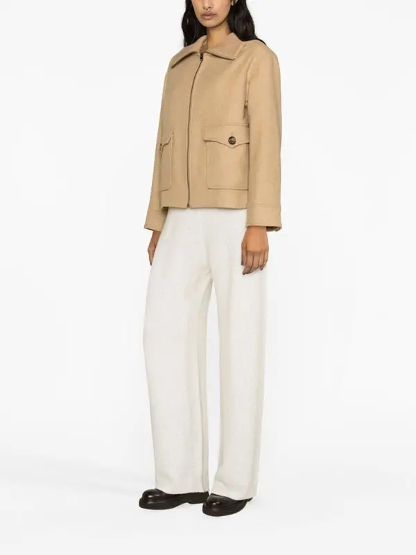 Woolrich Zip-up Jacket With Ribbed Collar