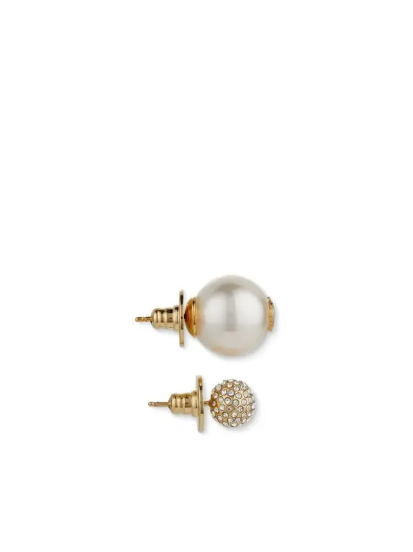 JIMMY CHOO Auri Logo-embellished Stud Earrings
