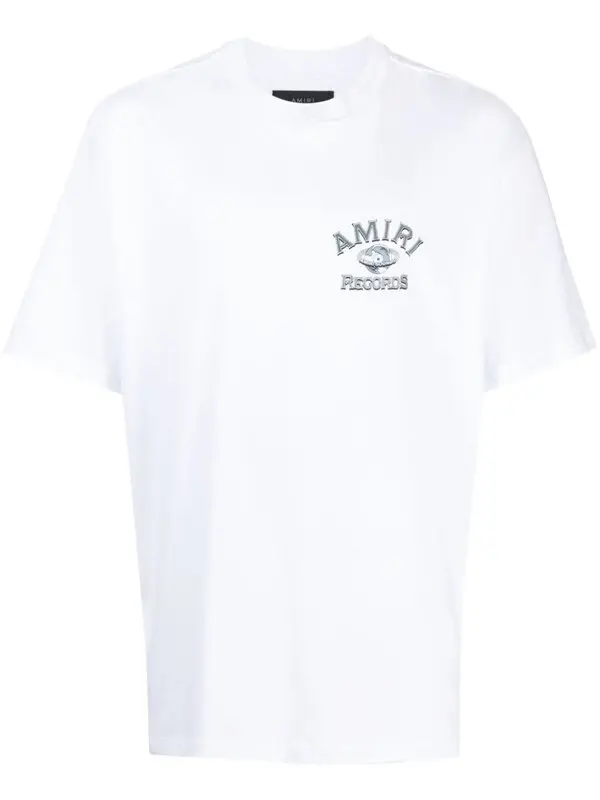 Amiri Logo-print Cotton T-shirt - White
