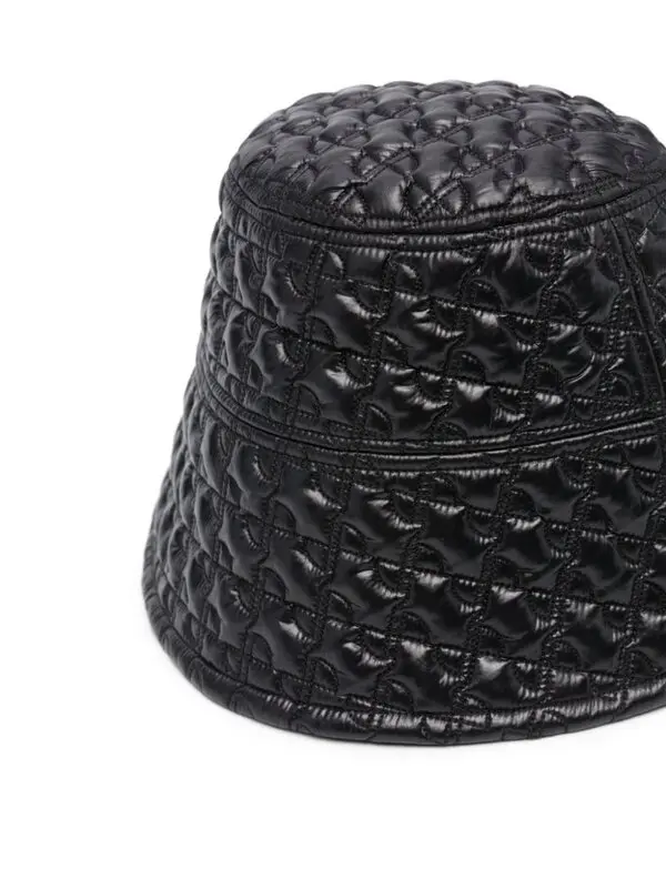 PATOU Embroidered-logo Bucket Hat - Black