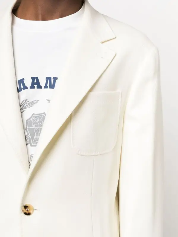Brunello Cucinelli Single-breasted Wool-blend Blazer