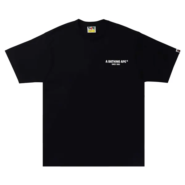 A BATHING APE Classic Logo #1 Tee - Black