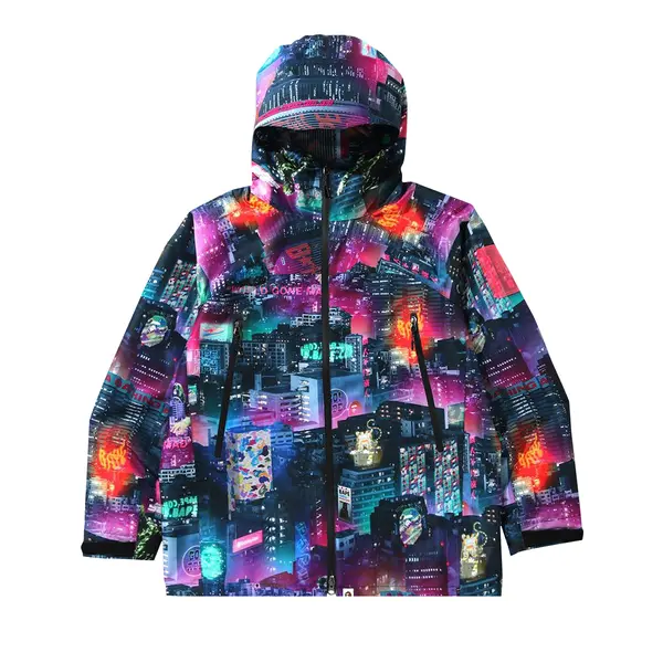 A BATHING APE Neon Tokyo Jacket