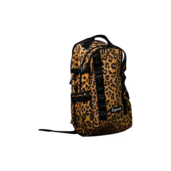 Supreme Leopard Backpack - Brown
