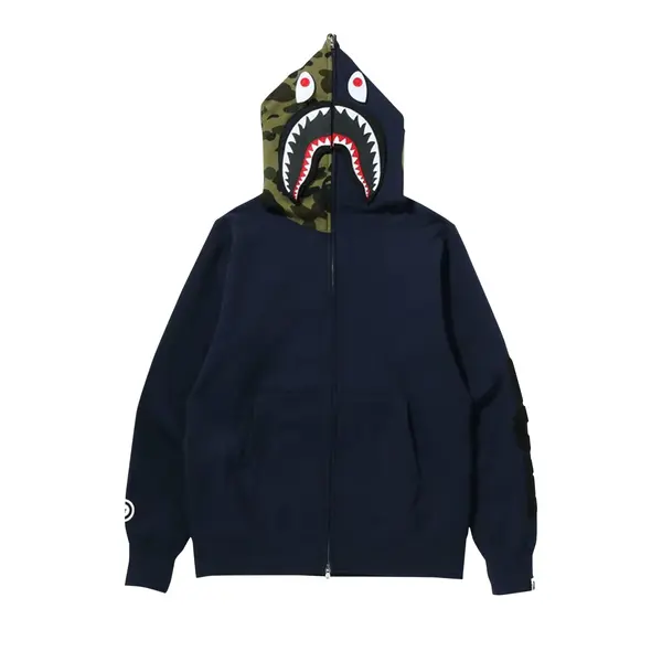 A BATHING APE Detachable Shark Full Zip Hoodie