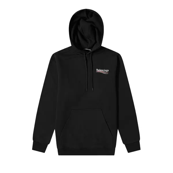 Balenciaga Political Campaign Hoodie - Black