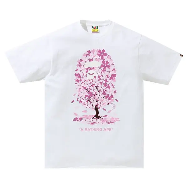A BATHING APE Sakura Tee - White