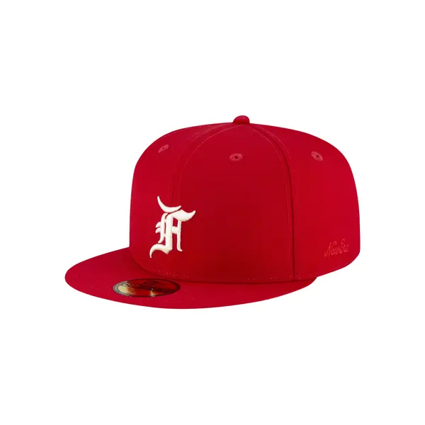 Fear Of God X New Era Fitted Cap - Red