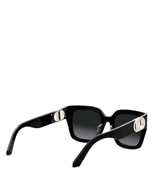 Dior 30montaigne S8u Square Sunglasses - Black/black Gradient