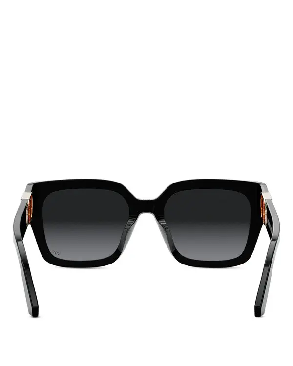 Dior 30montaigne S8u Square Sunglasses - Black/black Gradient