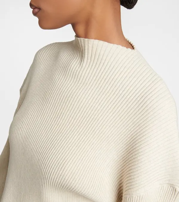 THE ROW Danana Ribbed-knit Top