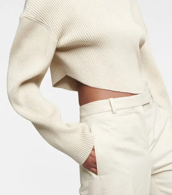 THE ROW Danana Ribbed-knit Top