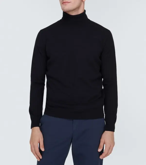 Loro Piana Cashmere Turtleneck Sweater - Blue