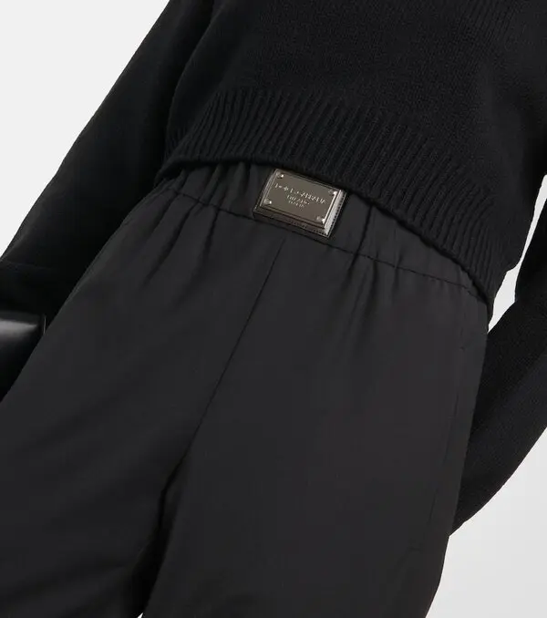 Dolce & Gabbana Wool-blend Wide-leg Trousers