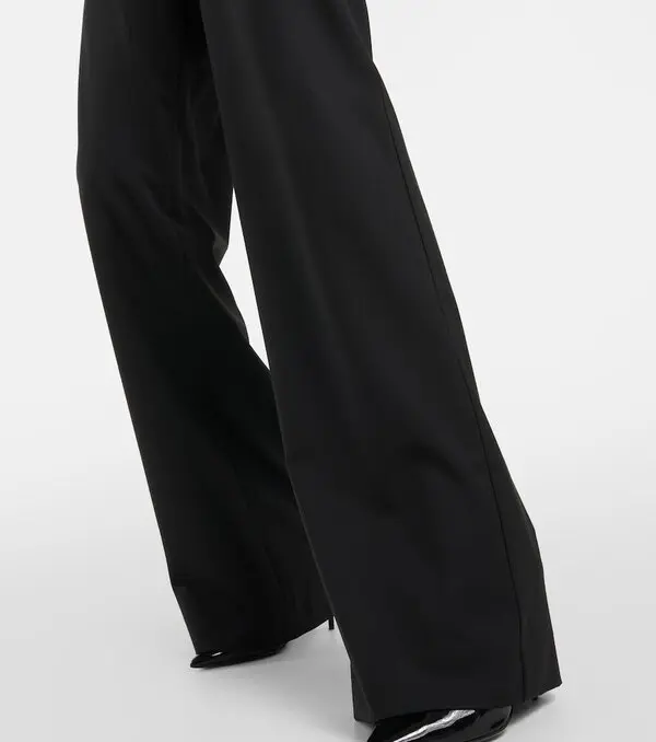 Dolce & Gabbana Wool-blend Wide-leg Trousers