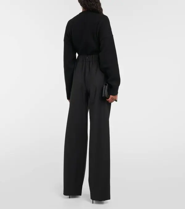 Dolce & Gabbana Wool-blend Wide-leg Trousers