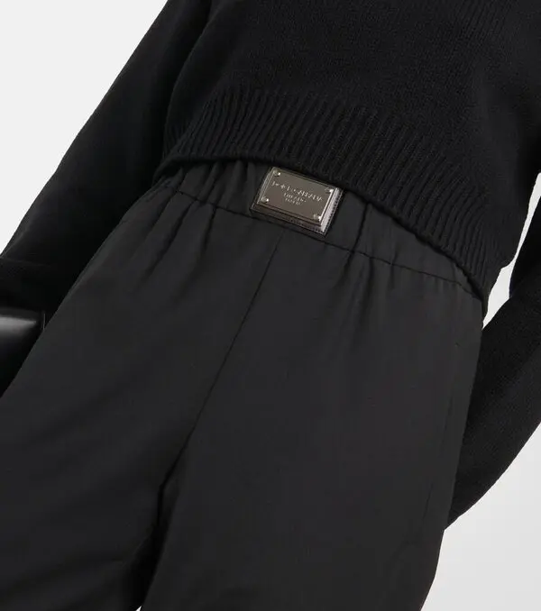 Dolce & Gabbana Wool-blend Wide-leg Trousers