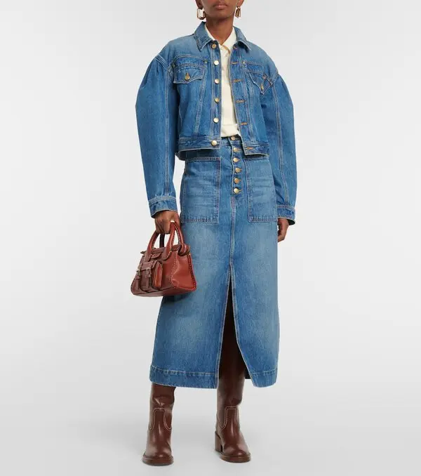 Ulla Johnson Bea Denim Skirt