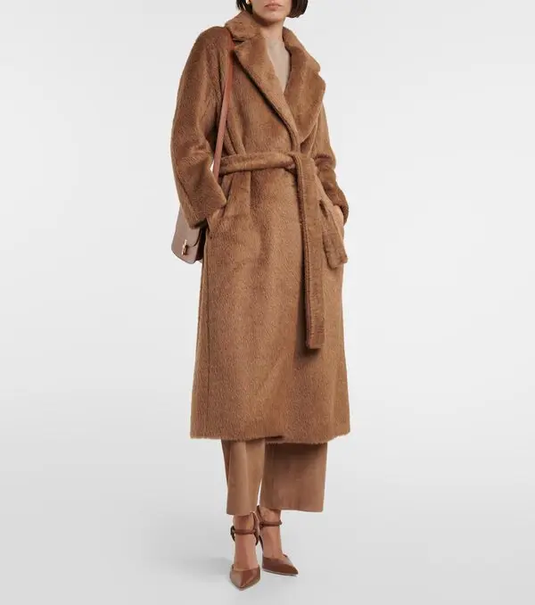 Max Mara Borbone Alpaca, Wool, And Cashmere Coat